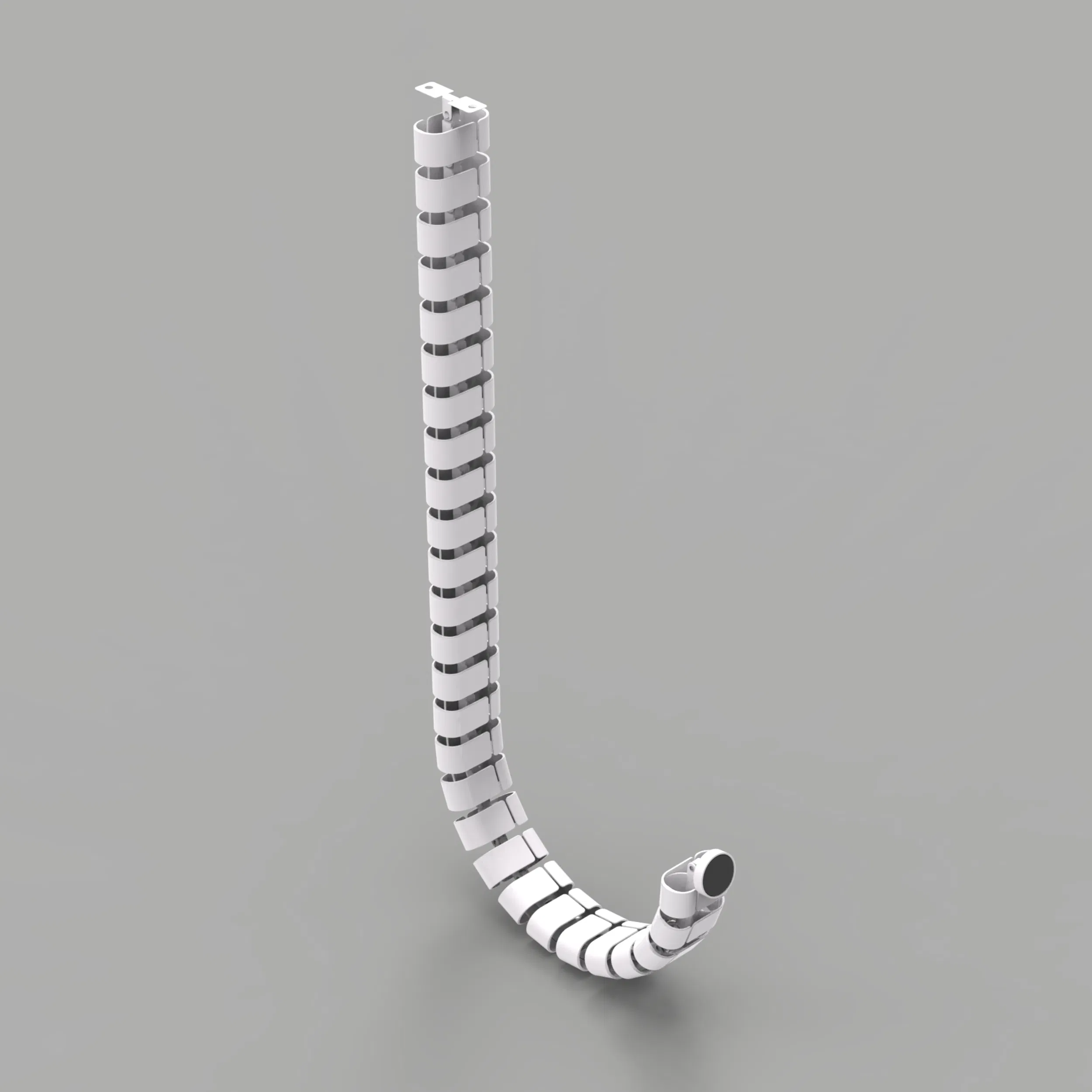 Modular Vertebrae Cable Guide for Sit-Stand Desks